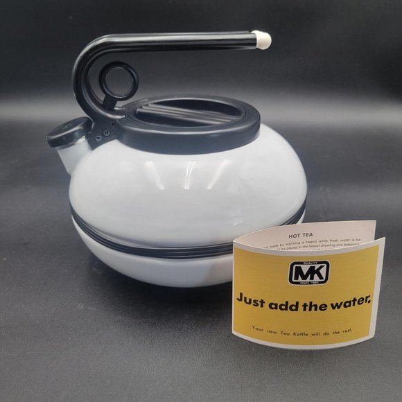 Kamenstein | Kitchen | Vtg New Nos M Kamenstein White Enamel Whistling ...